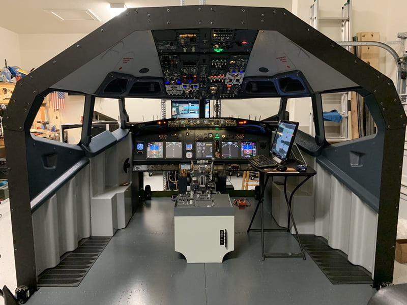 About Me - SimObsession - Home Built Boeing 737-800 Flight Simulator